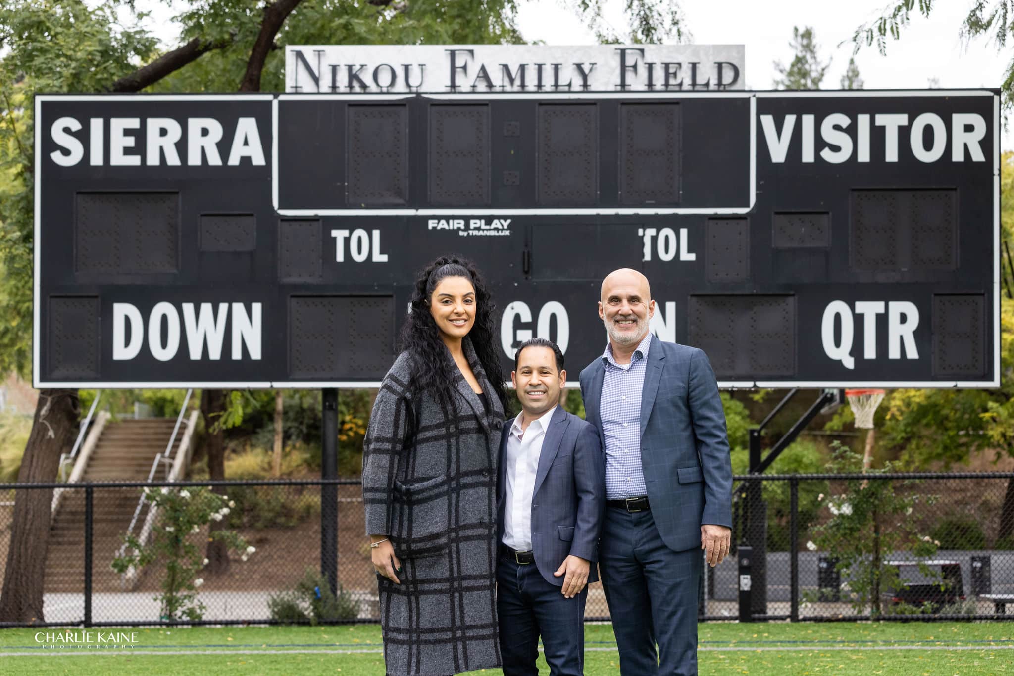 Nikou Family Field Celebrated at Sierra Canyon School